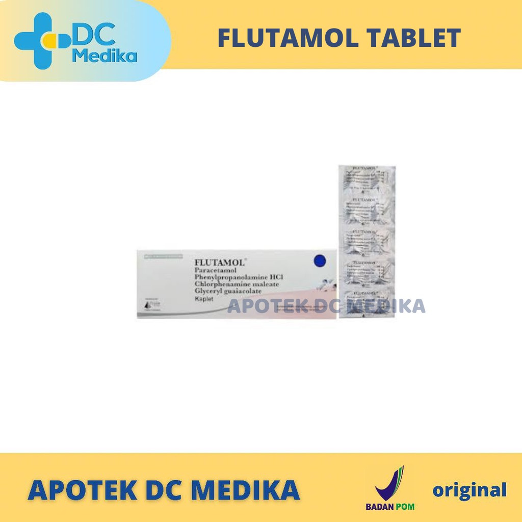 Jual FLUTAMOL CAP / Obat Flu dan Batuk Dewasa dan Anak | Shopee Indonesia
