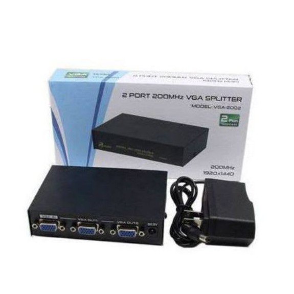 Jual Vga Splitter 2 port/ vga spliter/ vga splitter 1 ke 2 | Shopee ...