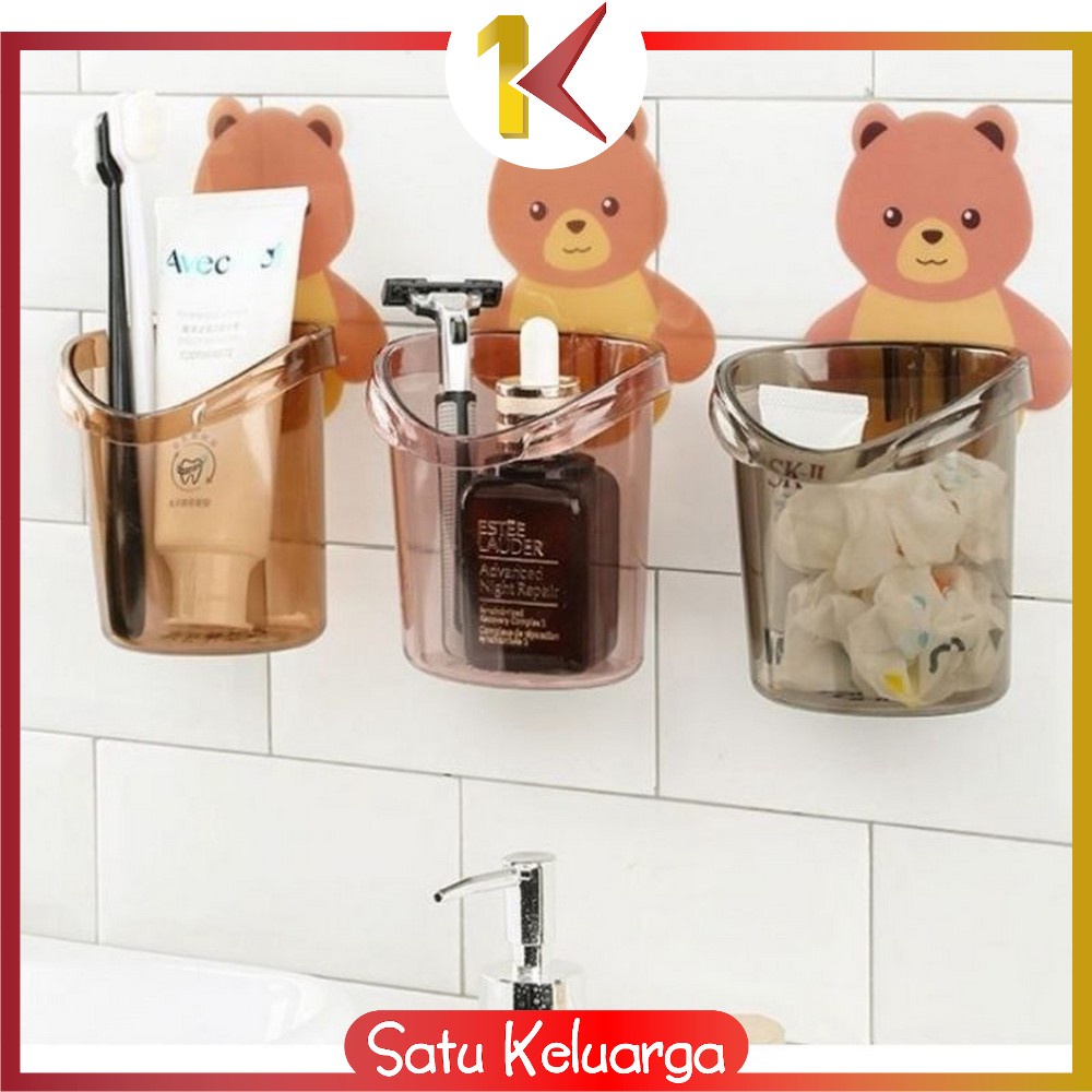 Jual SK-C452 Rak Tempel Tempat Sikat Gigi Bear Rak Serbaguna Kamar ...