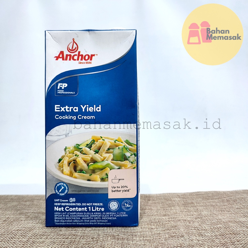 Jual Cooking Cream Anchor Extra Yield 1 Liter | Shopee Indonesia
