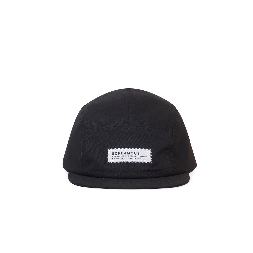 Jual Screamous 5Panels Caps - LABEL 1 BLACK | Shopee Indonesia