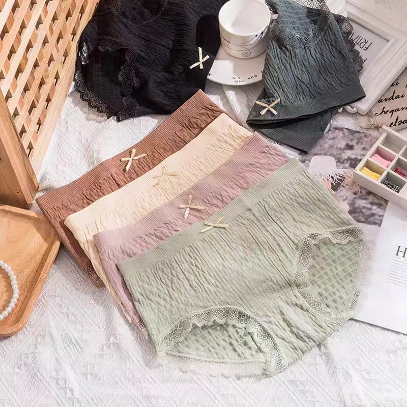 Jual Sayishop Celana dalam Wanita Bahan Katun CD Seamless Pakaian Dalam ...