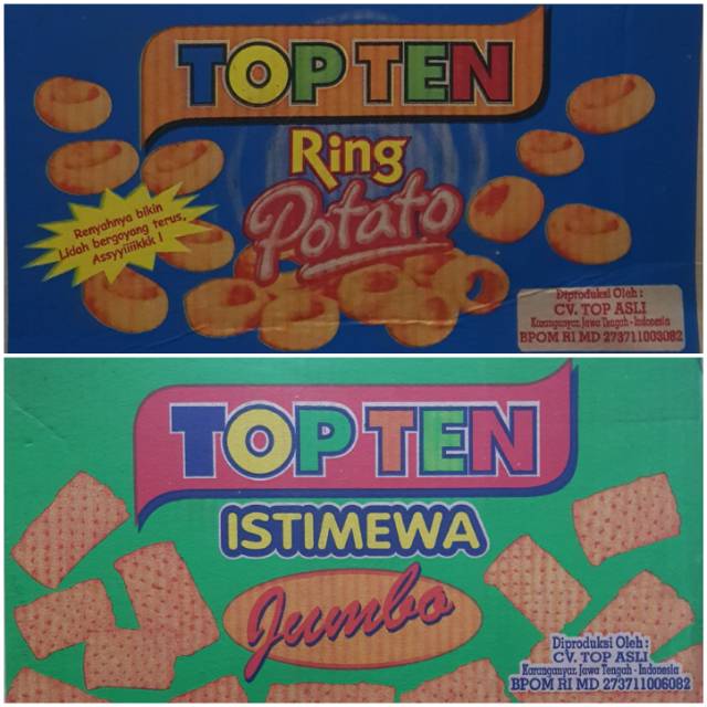 Jual Snack / Kerupuk / Chiki / Chiki 500 / Chiki Top Ten | Shopee Indonesia