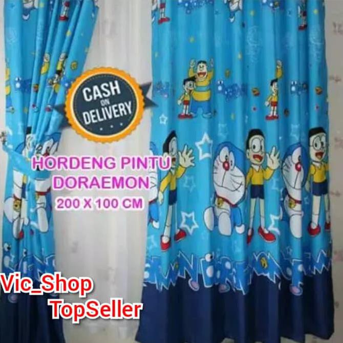 Jual Gorden Pintu Karakter Bahan Tebal / Gorden Pintu Karakter Doraemon Melina_Galeri | Shopee ...