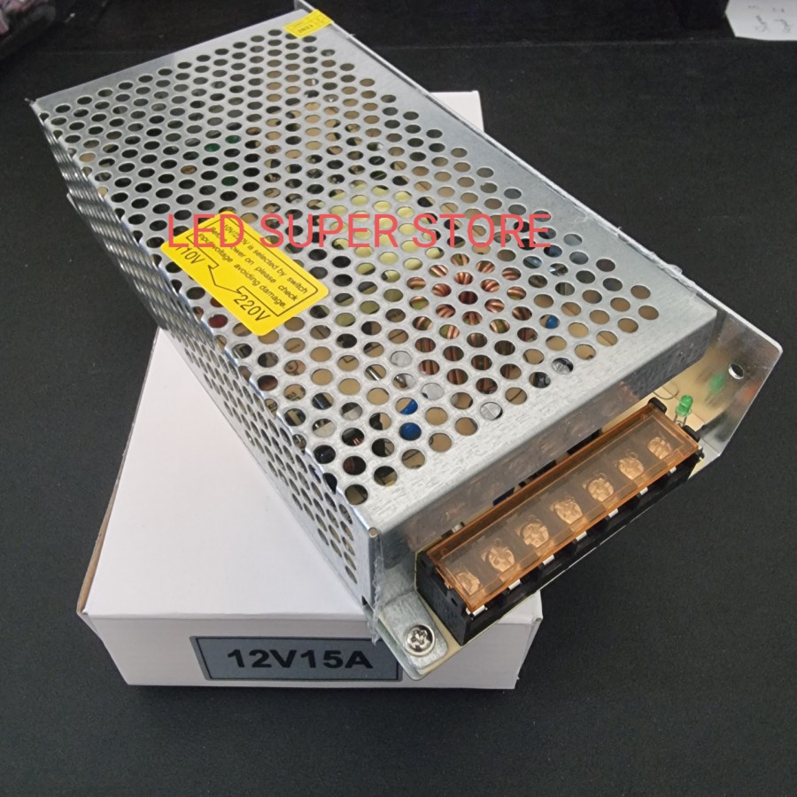 Jual Power Supply Switching 12v 15a | PS 12 Volt 15 Ampere | Shopee ...