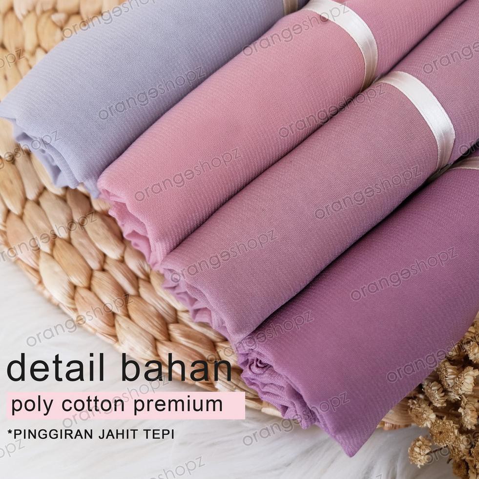 Jual [TERBARU] Bella Poly Cotton Square Hijab (Jahit Tepi) | Shopee ...