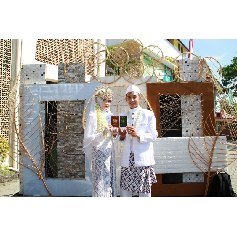 Jual basofi beskap jas pengantin putih akad nikah pria ashraf pengantin ...