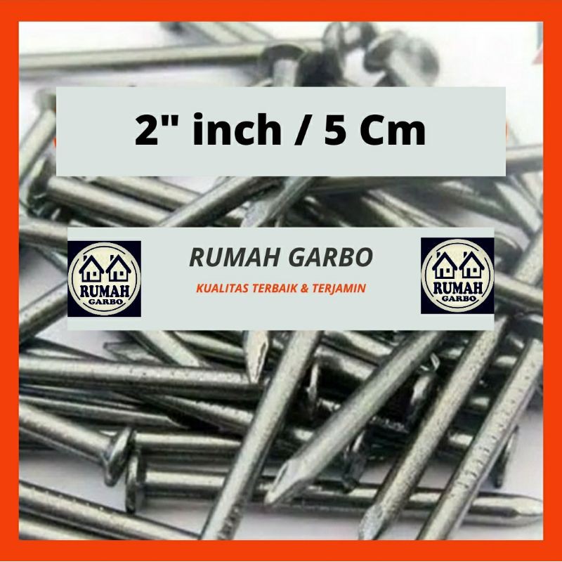 Jual (1KG) Paku Triplek Kayu 5CM Triplex Curah Seri 2" inch 5 CM ...