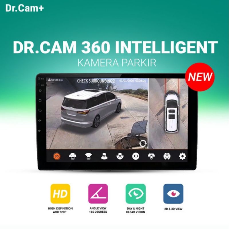 Jual DR CAM+ Kamera 360 Intelligent Series - Surround Camera 720p with ...