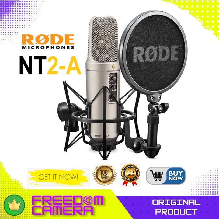 Jual Rode NT2-A Multi-Pattern Dual 1" Condenser Microphone | Shopee ...