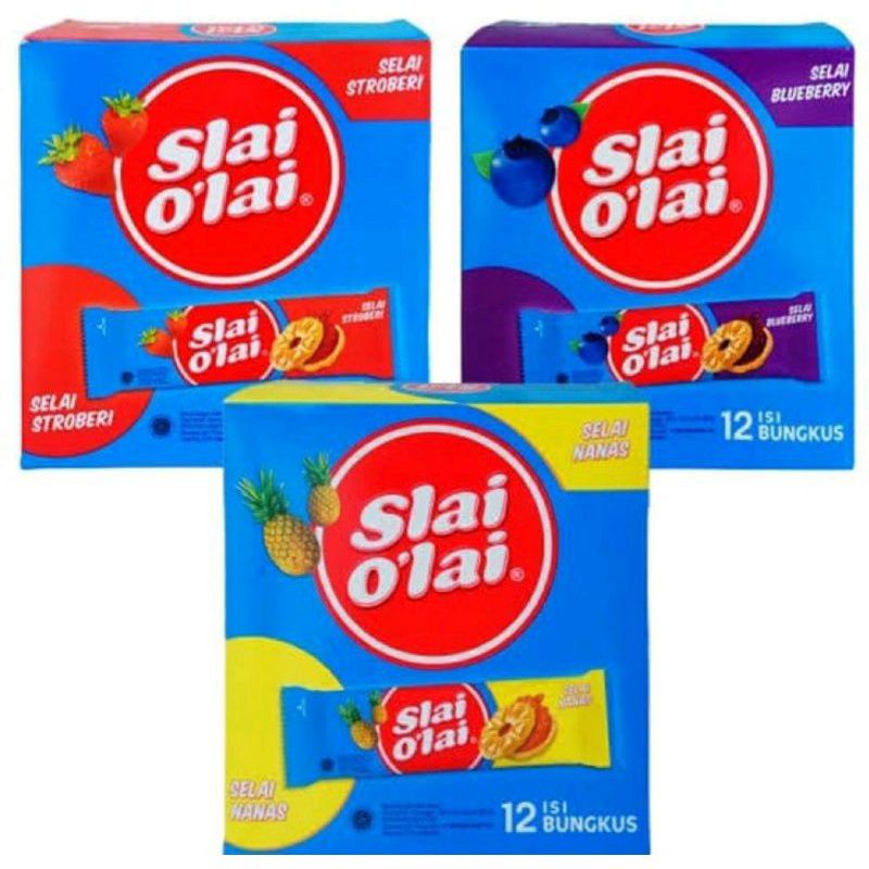 Jual SLAI OLAI ( ISI 12pcs ) @24gram / SLAI OLAI STRAWBERRY BLUEBERRY ...