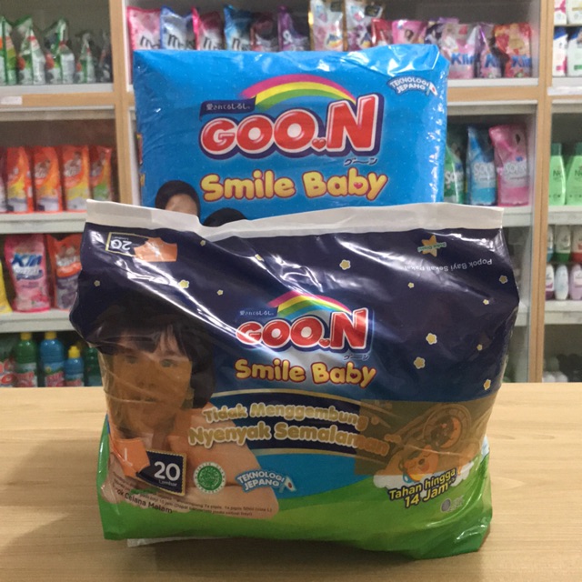 Jual GOON SMILE BABY BUY 1 GET 1 (M50>M22 / L44>L20/ XL 38>XL17) | Shopee Indonesia