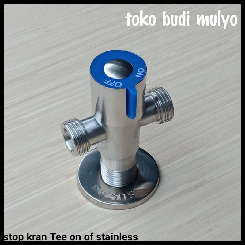 Jual kran closet kran T cabang STOP KRAN STAINLESS | Shopee Indonesia