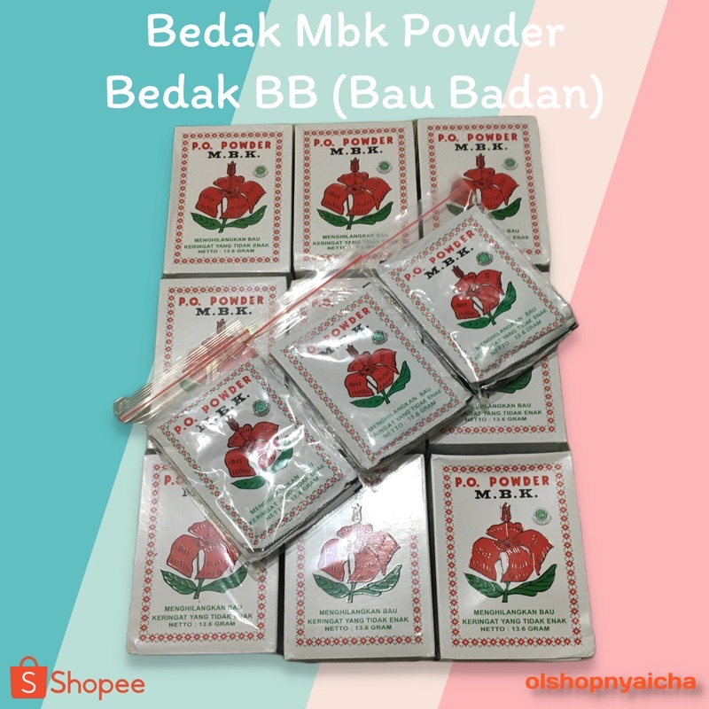 Jual Bedak Mbk powder Bedak BB (Bau badan) | Shopee Indonesia