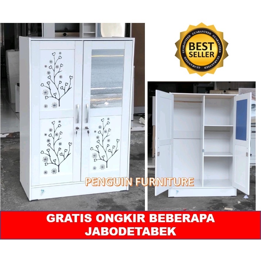 Jual Lemari Pakaian Anak type LA 10 White (BS) | Shopee Indonesia