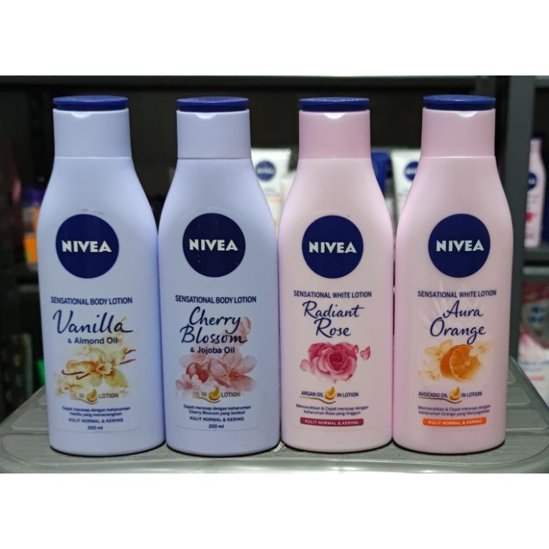 Jual Nivea Body Care Sensational White Body Lotion Radiant Rose / Aura ...