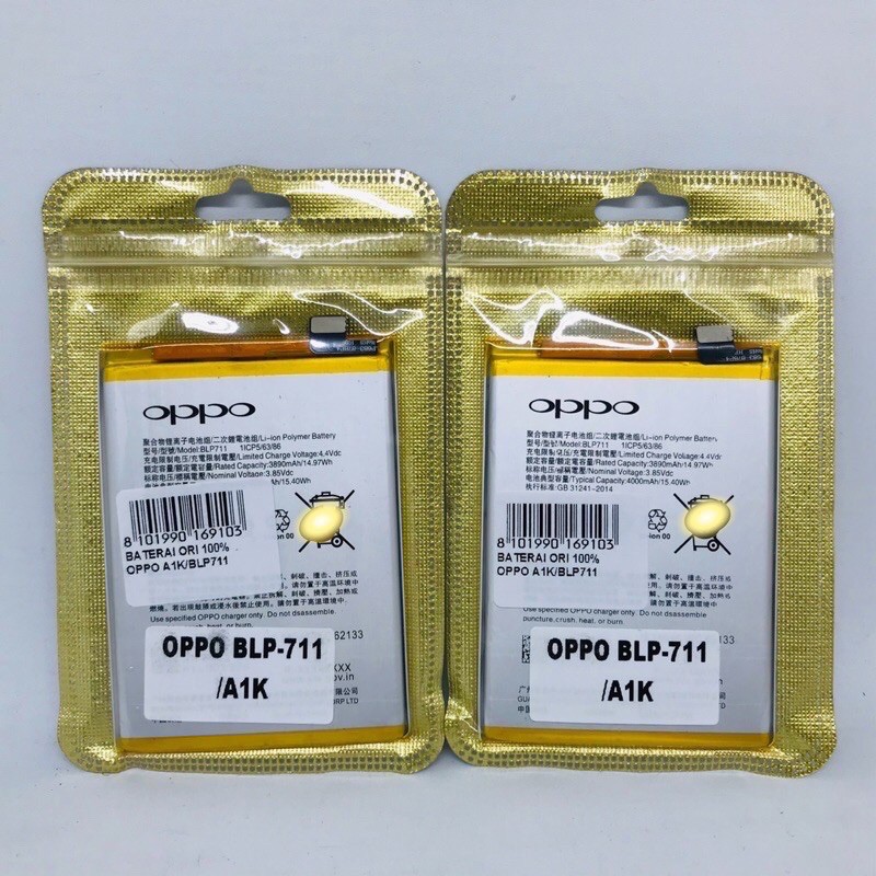 Jual BATERAI BATTERY OPPO A1K BLP-711 BLP 711 ORI 100% ORIGINAL BATERE ...