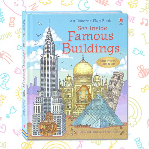 Jual An Usborne Flap Book See Inside Famous Buildings (With over 60 ...