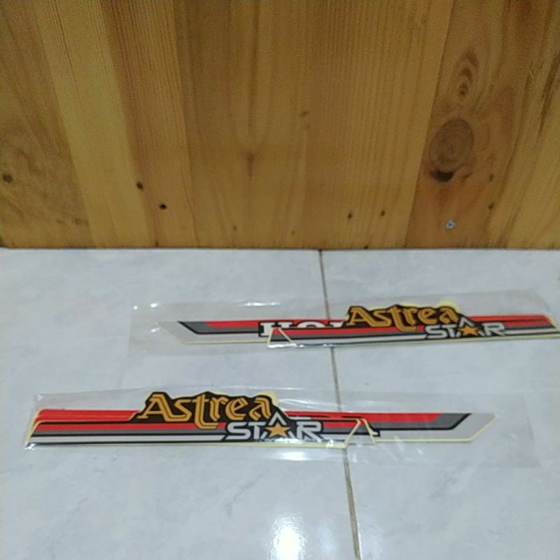 Jual Sticker astrea star-honda star jadul-star 86-star mesin putih ...