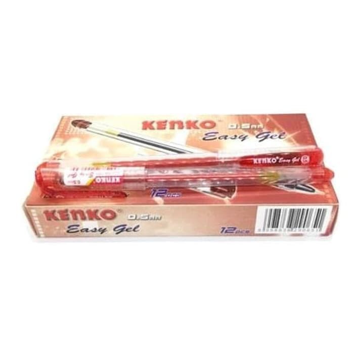 Jual Pulpen Gel Kenko Easy Gel 0.5 mm (12pcs) | Shopee Indonesia