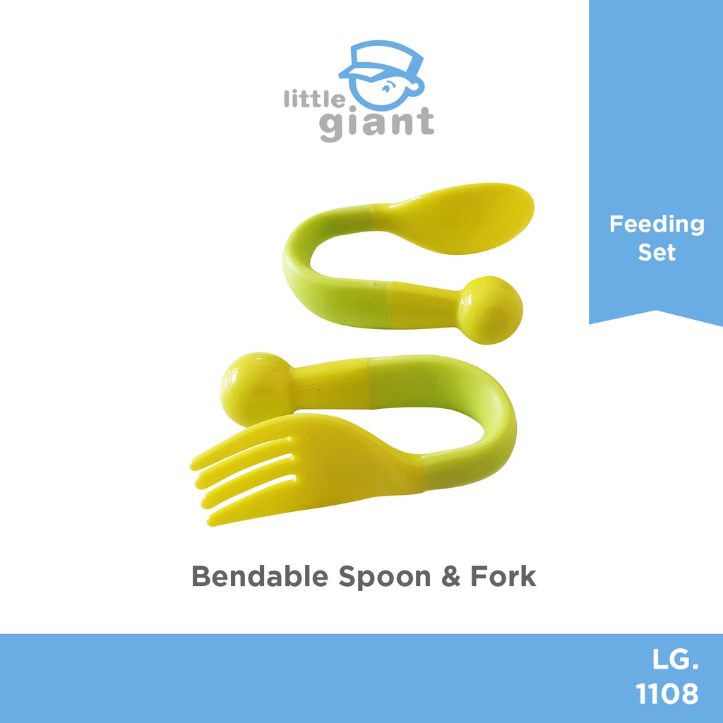Jual Little Giant BENDABLE SPOON AND FORK SET | Shopee Indonesia