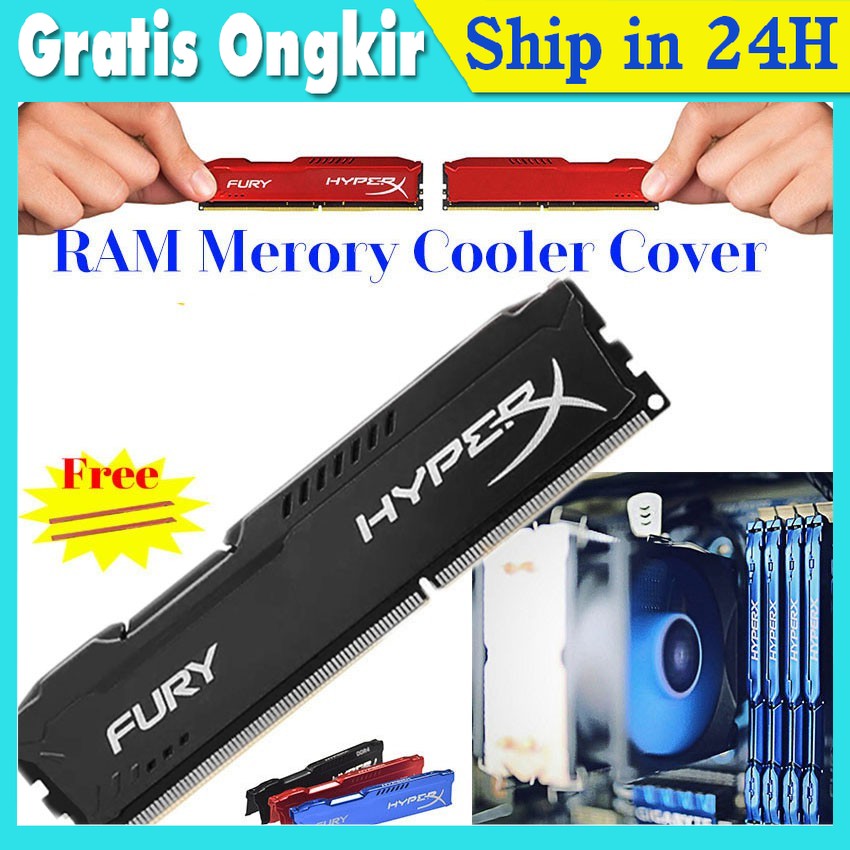 Jual Heatsink Radiator Pendingin Untuk Memory Ram Computer PC DDR2 DDR3 DDR4 Samsung Kingston ...