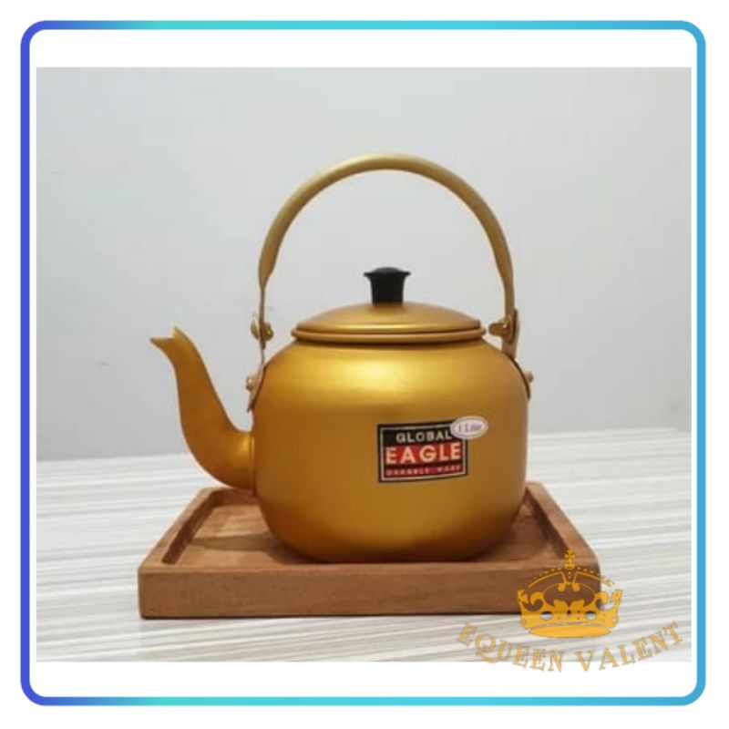Jual Teko Aluminium Global Eagle 1Liter | Shopee Indonesia