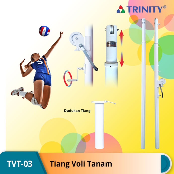Jual Tiang Voli Tanam TVT-03 Trinity | Shopee Indonesia