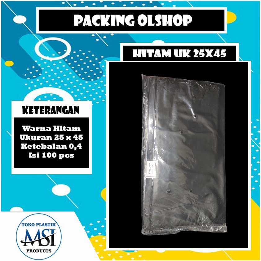 Jual Plastik Packing HD 25x45 Tebal 04 dan Tebal 03 Hitam Tanpa Plong ...