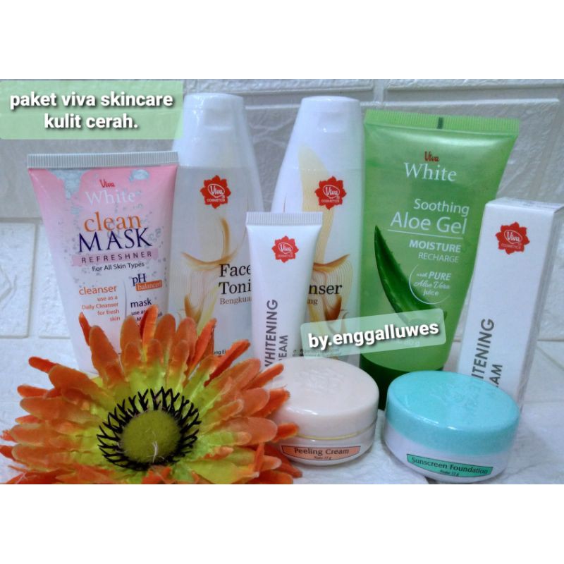 Jual PAKET VIVA SKINCARE KULIT CERAH Original/clean mask kuning ...