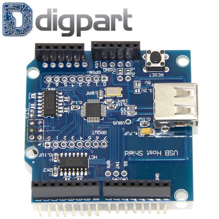 Jual USB Host Shield for Arduino Uno Mega support Google Android ADK | Shopee Indonesia