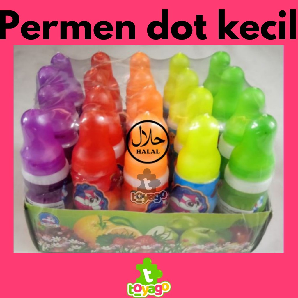 Jual Permen Dot Mini/Empeng frutty Isi 20 Pcs Grosir Murah(permen ...
