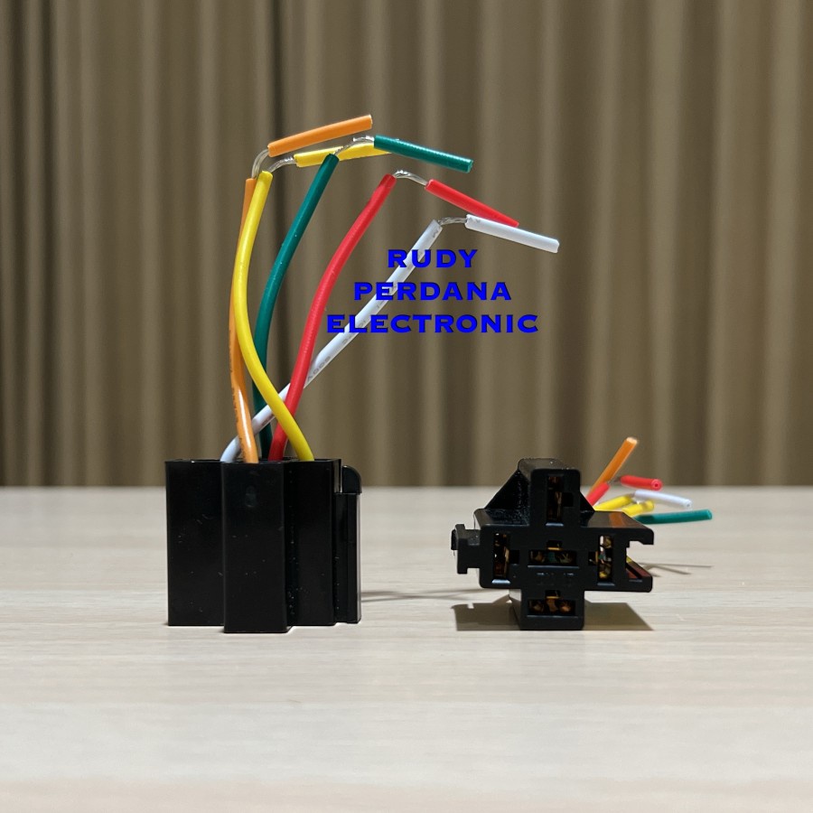 Jual SOCKET SOKET RELAY MOBIL LAMPU KLAKSON 4 5 PIN KAKI KABEL | Shopee ...