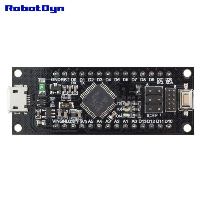 Jual Robotdyn SAMD21 Mini M0 Compatible Arduino Zero M0 32-bit Dev ...