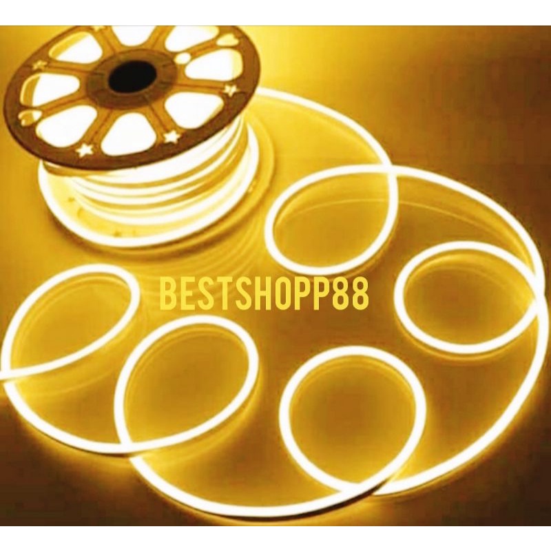 Jual Lampu Neon Flex LED Selang Flexible Sign Strip Flexsibel WARM ...
