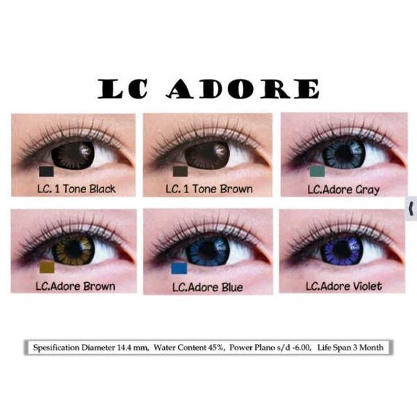 Jual SOFTLENS LC ADORE ALL COLOR 14.4mm | Shopee Indonesia