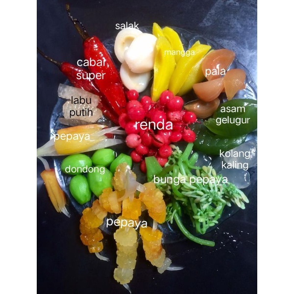 Jual manisan haluah buah dan sayur mix 1 kg | Shopee Indonesia