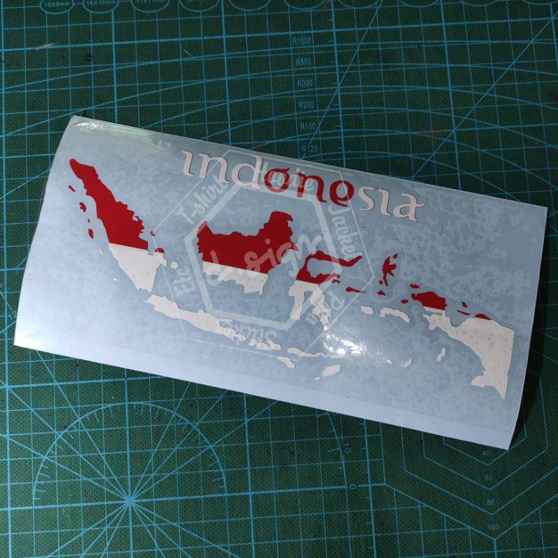 Jual Cutting Sticker Peta Indonesia | Shopee Indonesia