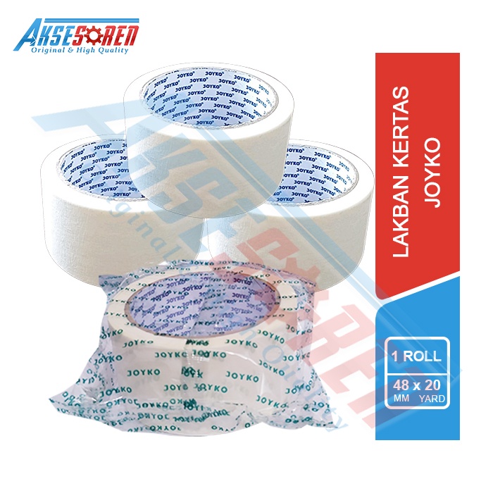Jual Lakban Kertas Joyko 2 Inchi [48 mm x 21 Meter] / Solasiban Kertas ...