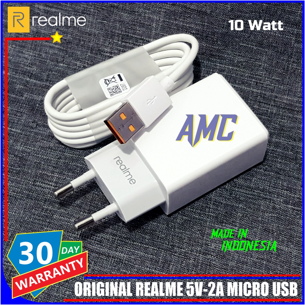 Jual Charger Realme 2 2 Pro Realme 3 ORIGINAL 100% Micro USB | Shopee ...