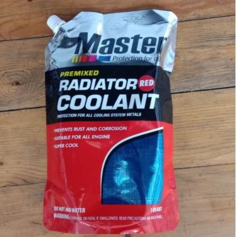 Jual Air Radiator Merah Master - Coolant Radiator Merah Master 1 Quart ...