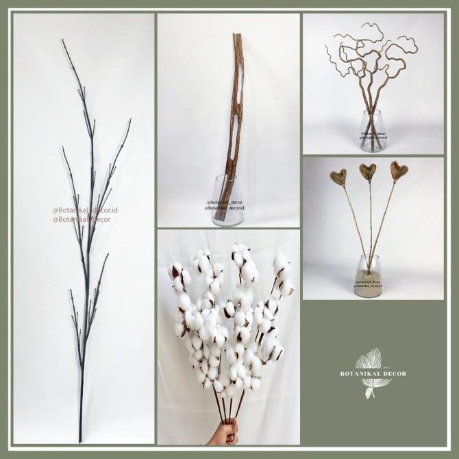 Jual Ranting Kayu Pohon Buatan IMPOR Plastik Kawat Dekorasi Artificial ...