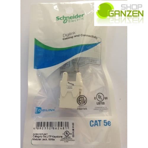 Jual Schneider Electric Digilink UTP Modular Jack Cat5e White | Shopee ...