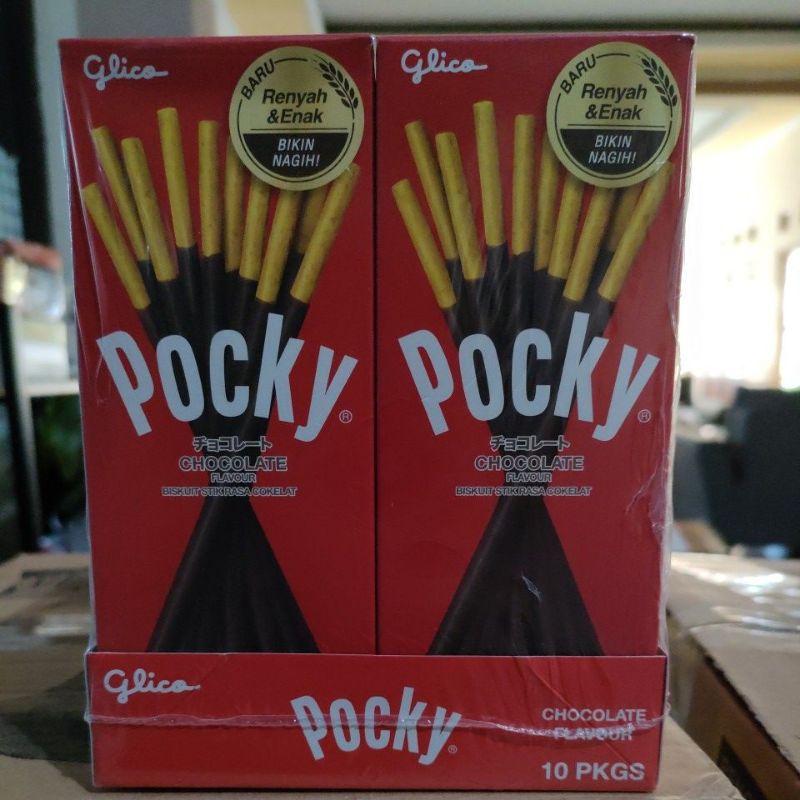 Jual Pocky 1 Box (isi 10) Mini Stick Coklat 22gr / Strawberry / Cookies ...