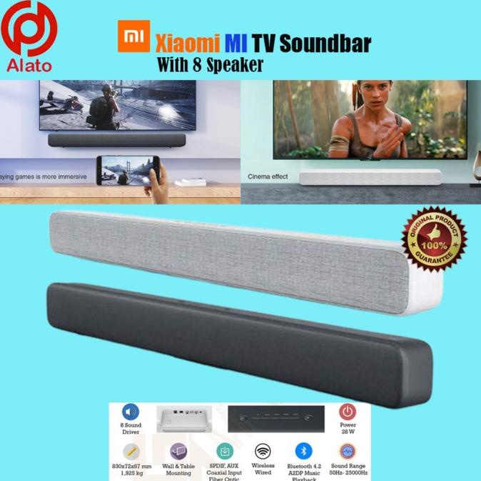 Jual Xiaomi Mi TV Soundbar Wired & Wireless Bluetooth Audio With 8 ...