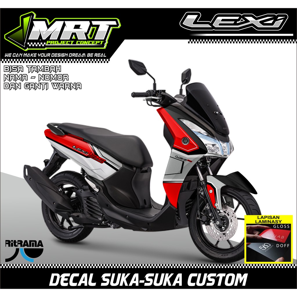 Jual Sticker Decal Yamaha Lexi FULL BODY, sticker lexi | Shopee Indonesia