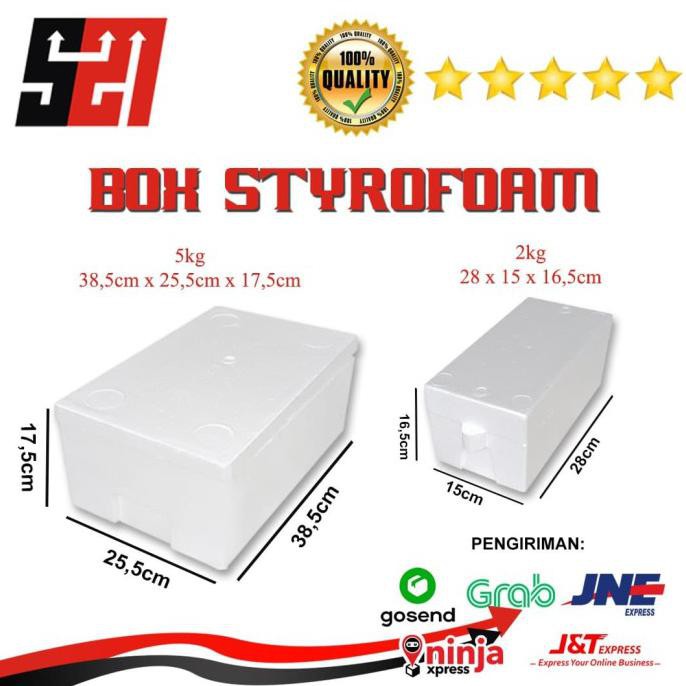 Jual Monggo] Box Styrofoam Es Krim Ikan Sayuran 2Kg 5Kg - Tambhan ...