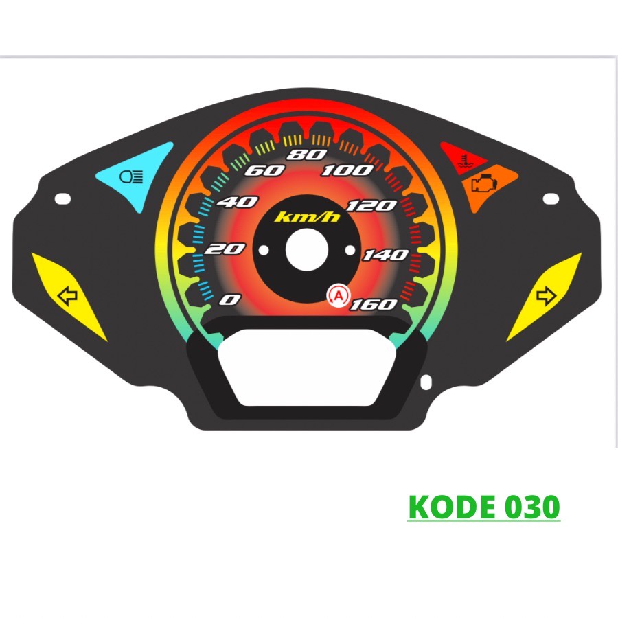 Jual papan panel speedometer custom vario 125 old bohlam cbs | Shopee ...