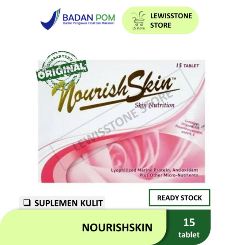 Jual Nourish Skin 15, 30, 60 Tablet / Suplemen Kulit / Pemutih ...