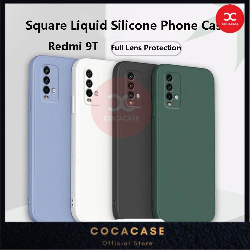 Jual Xiaomi Redmi 9T Redmi9T 9 Square Liquid Silicone Slim Camera ...